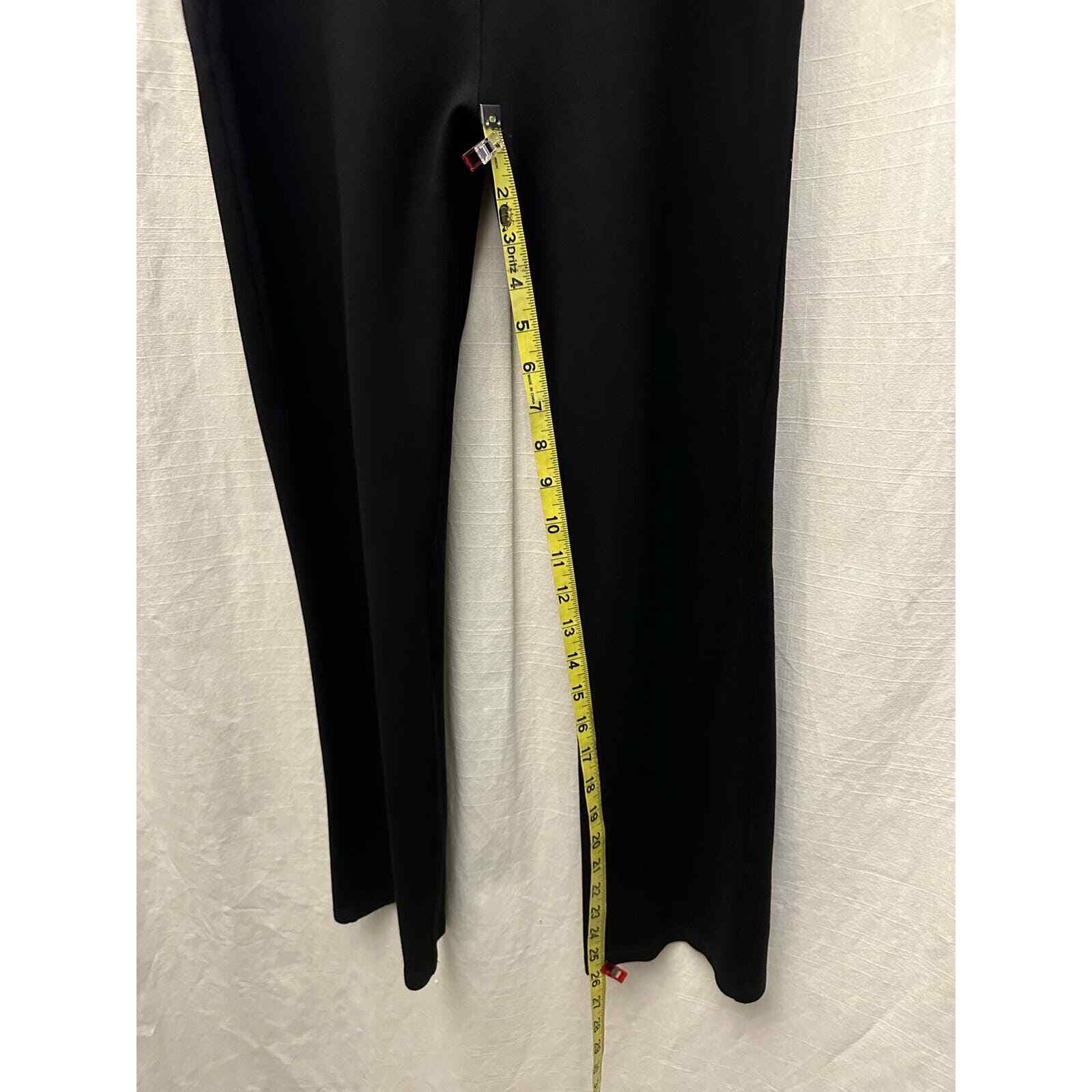 Betabrand Straight Leg Black Classic Dress Pant Yoga Pants W0076-BK ...