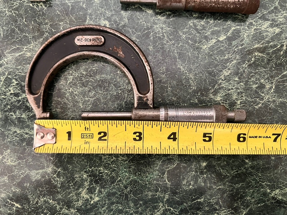 Starrett 3 Piece Outside Micrometer Set | eBay