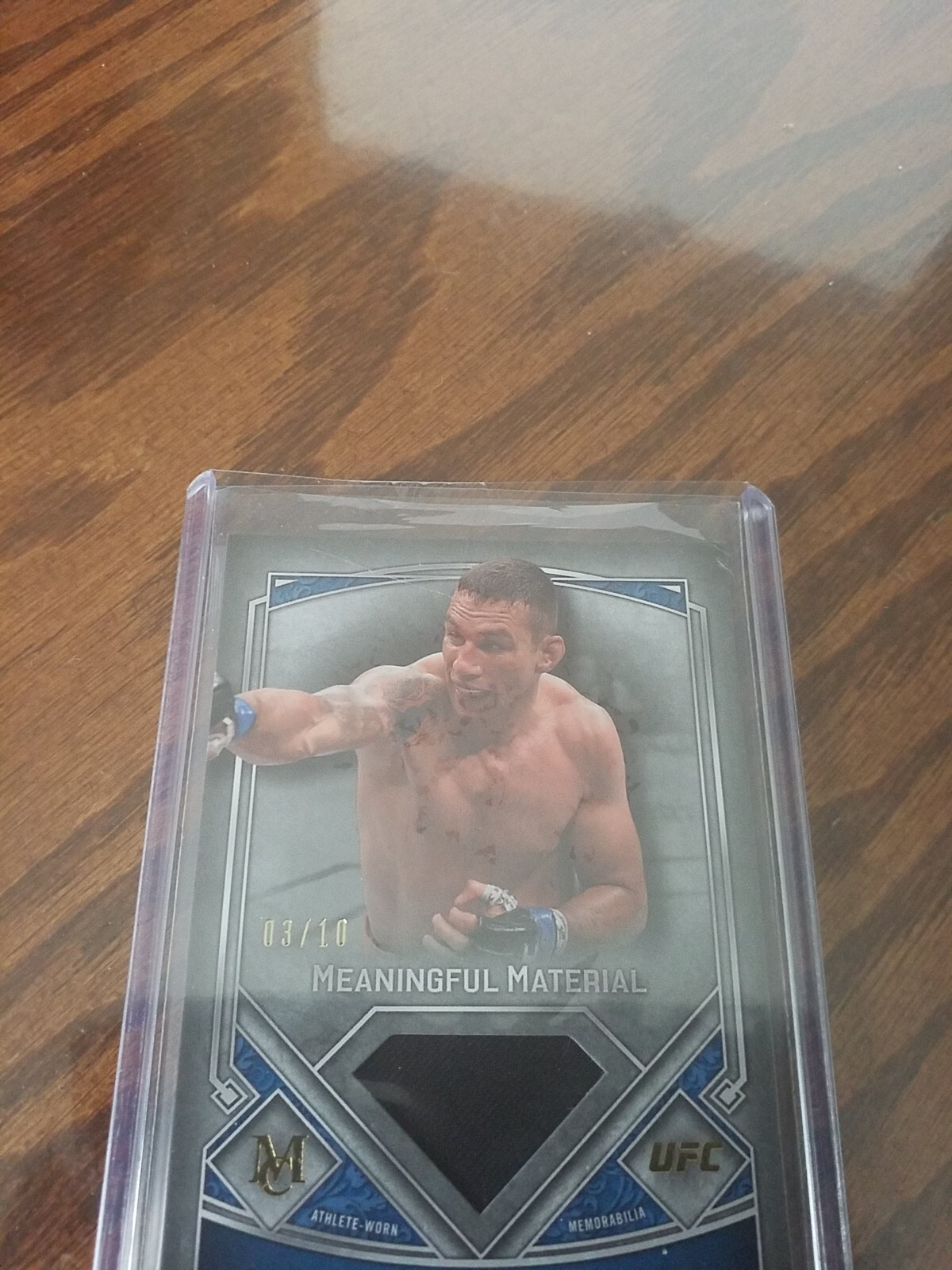 2017 Topps UFC Museum Collection - Meaningful Materials Fabricio Werdum ...