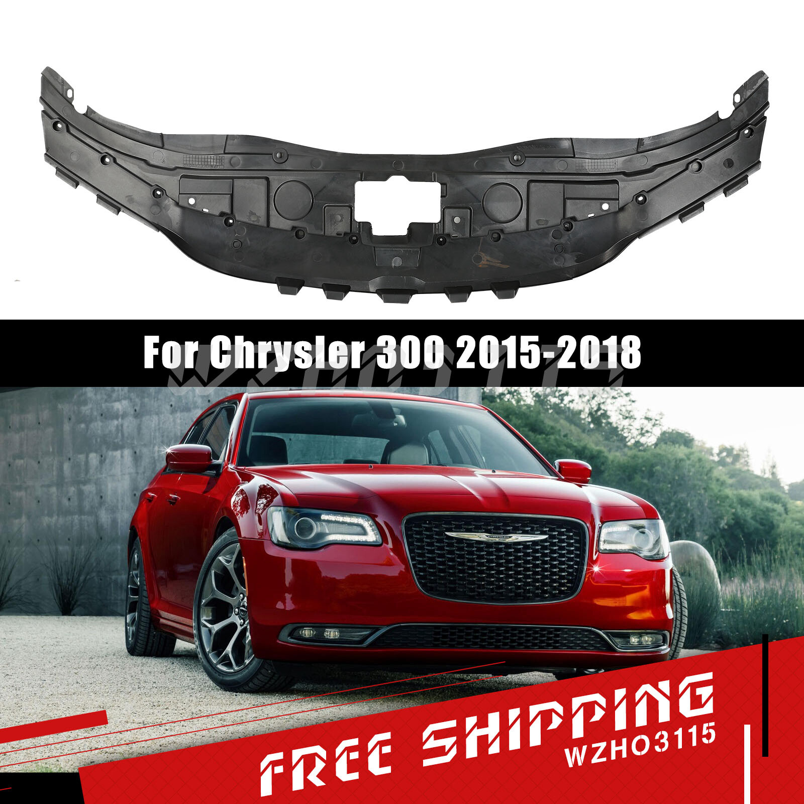 For Chrysler 300 2015-2018 Radiator Support Cover | Front | Sedan ...