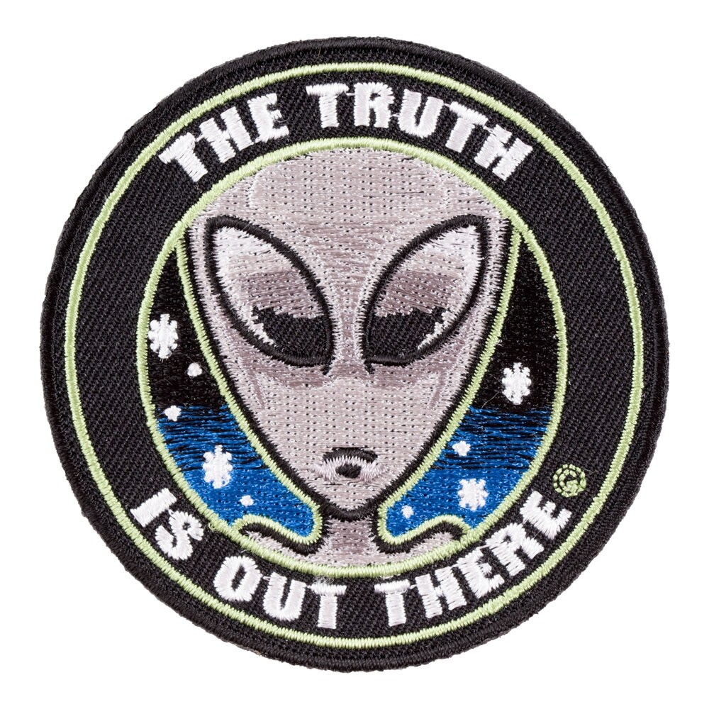 The Truth Is Out There Round Alien Patch, Sci-Fi Patches | eBay