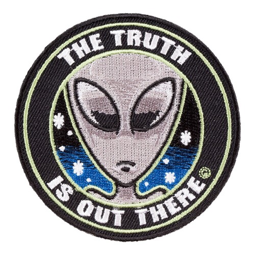 The Truth Is Out There Round Alien Patch, Sci-Fi Patches | eBay