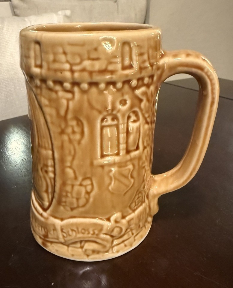 Vintage Shenango Gesundheit Brown 5" Castle Ware Bar Mug Stein Tankard ...