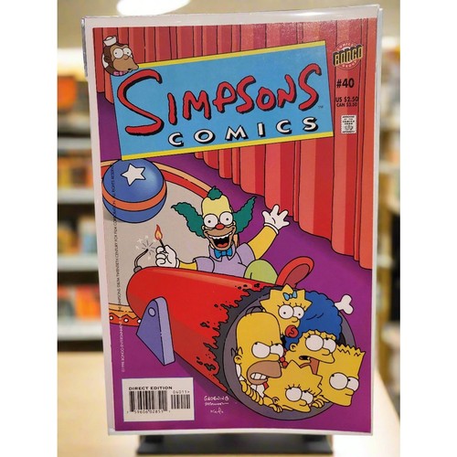 Simpsons Comics #40 (1998) Adventures Of Lard Lad Flip-Book Bongo Bart Homer NM | eBay