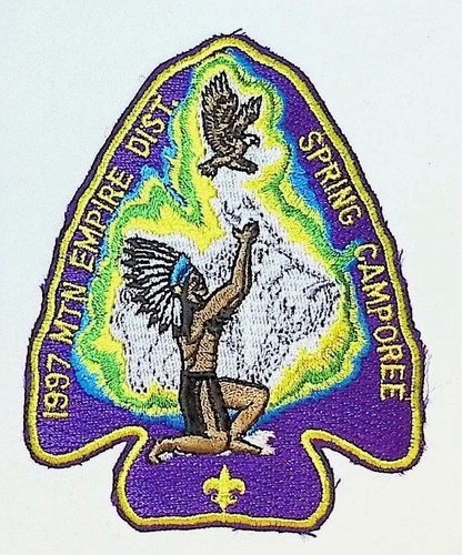 1997 Boy Scout Event Patch MTN Empire Dist Spring Camporee | eBay