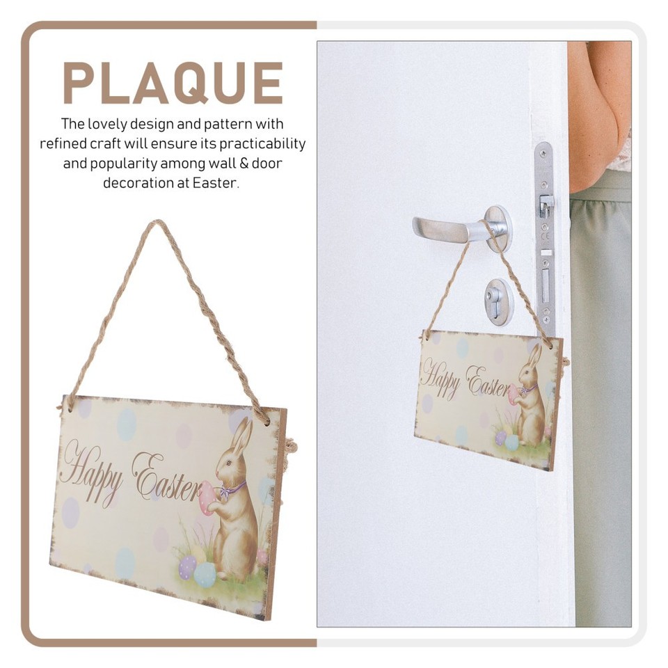 Easter Hanging Sign for Decorations Bunny Photo Props | eBay Australia