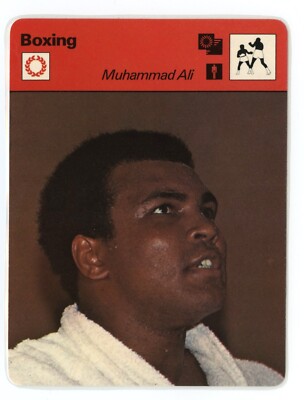 Muhammad Ali Boxing - Combat Sports Sportscasters Card- LAMINATED | eBay