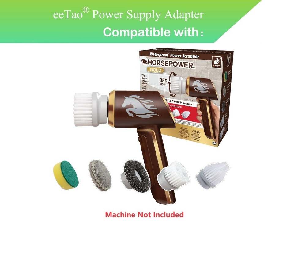 AC Adapter For Ruby Horsepower 17462 Waterproof Electric Power Scrubber ...