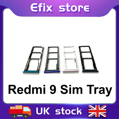 For Xiaomi Redmi 9 Dual SIM & SD Card Tray Holder Replacement UK Stock ...