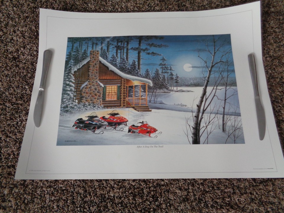 Polaris Print "After A Day On The Trail" by Jerry Raedeke | eBay