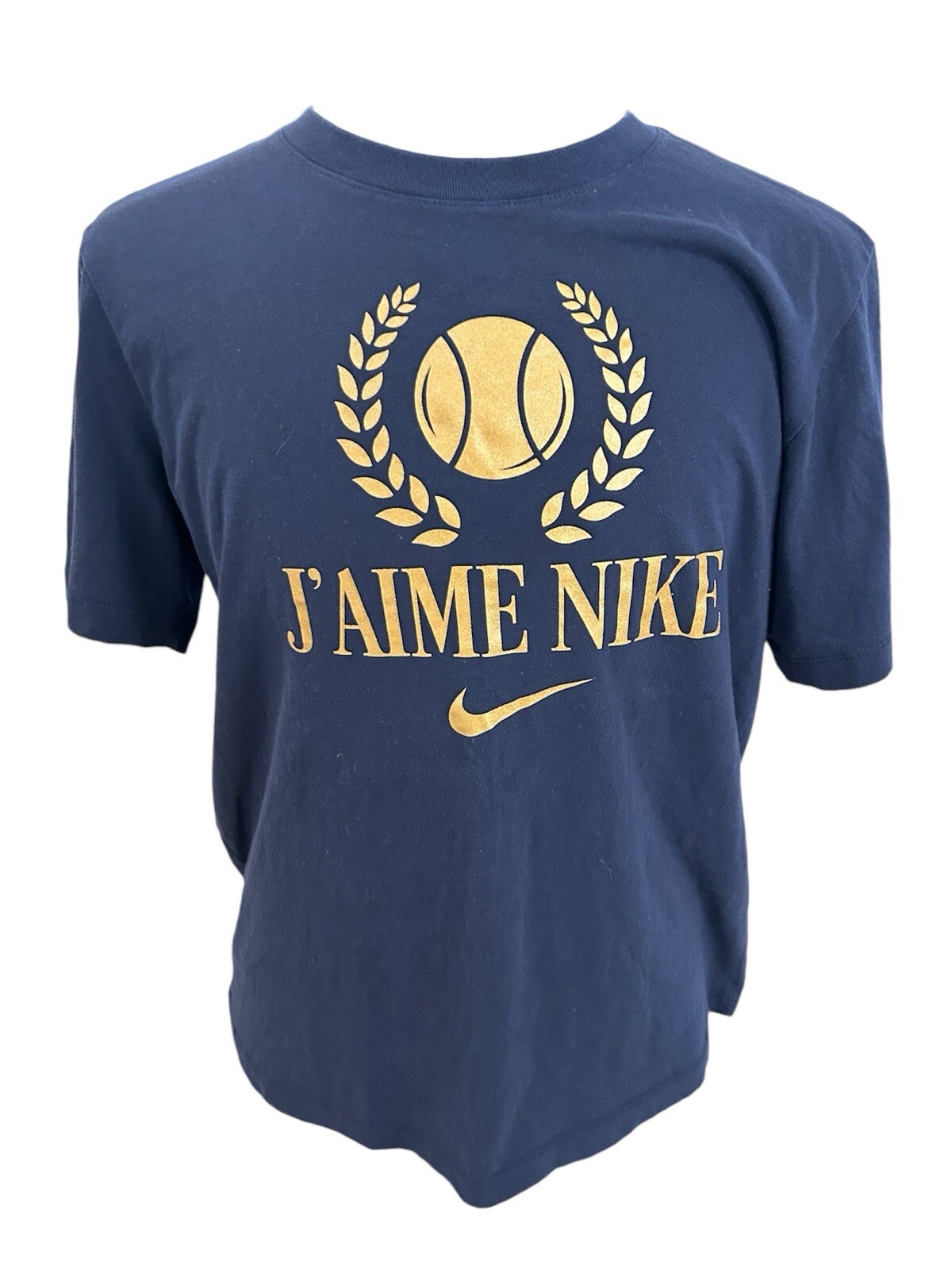 Nike Dri Fit Paris Olympics 2024 I like J'AIME navy b… - Gem