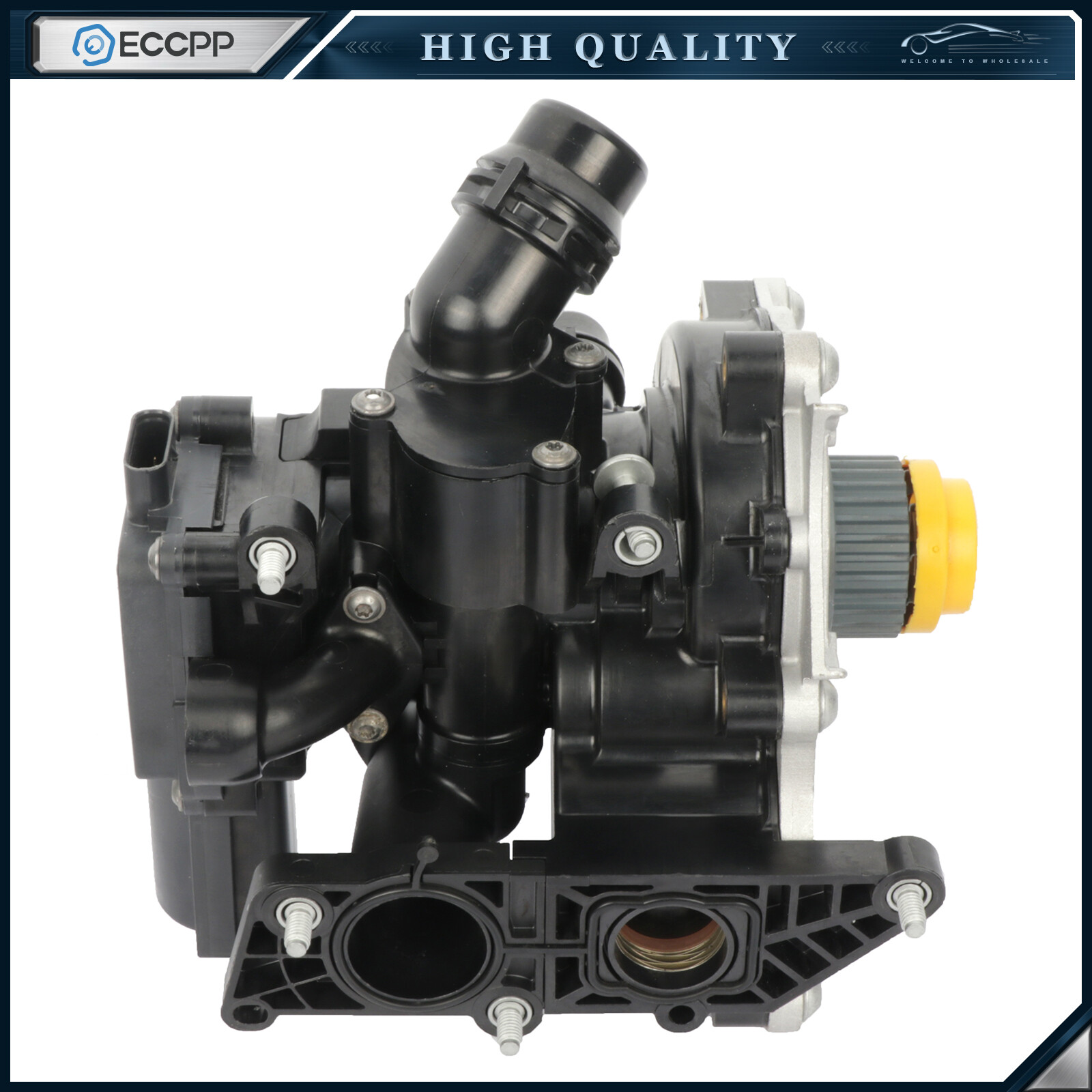 Electronic Water Pump w/Thermostat for VW SKODA AUDI 1.8L 2.0L ...