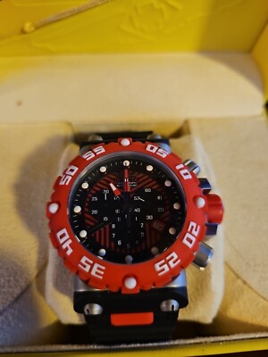 Invicta Mens Subaqua Nitro Red Model 10037 #17 | eBay