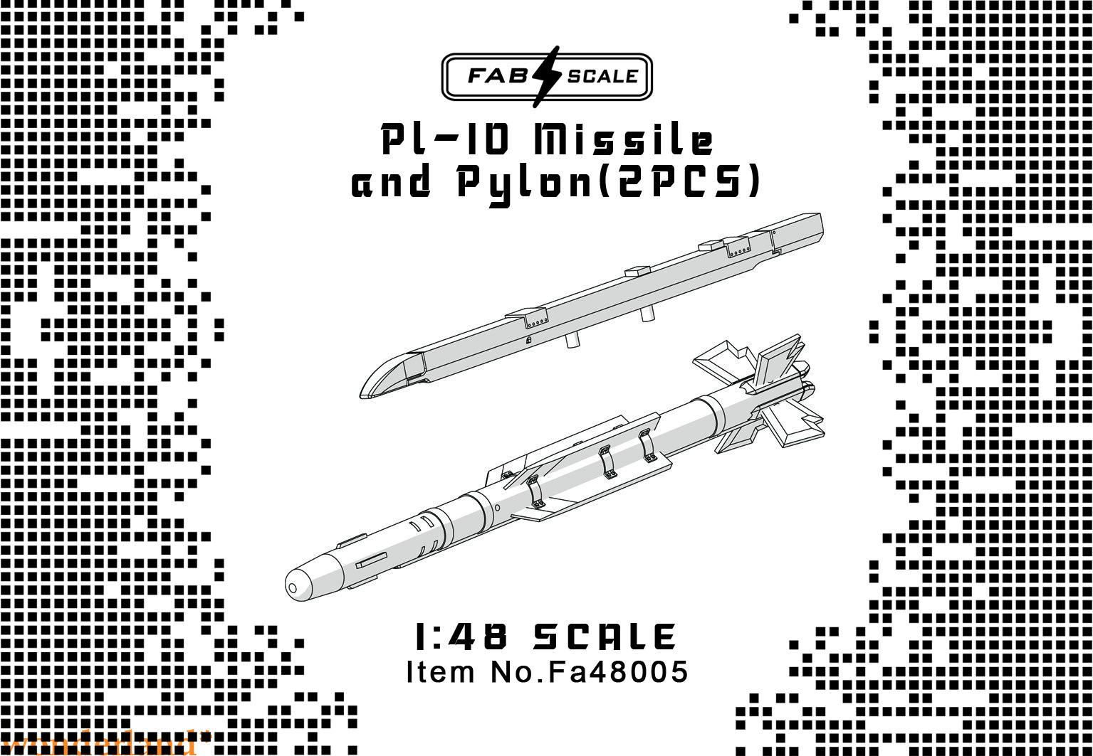 FAB FA48005 1/48 PL-10 Missile and Pylon(2 PCS)COMMON PART | eBay