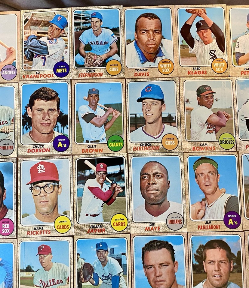 1968 Topps Baseball Card Starter Set, Excellent Condition Lot #2 | eBay