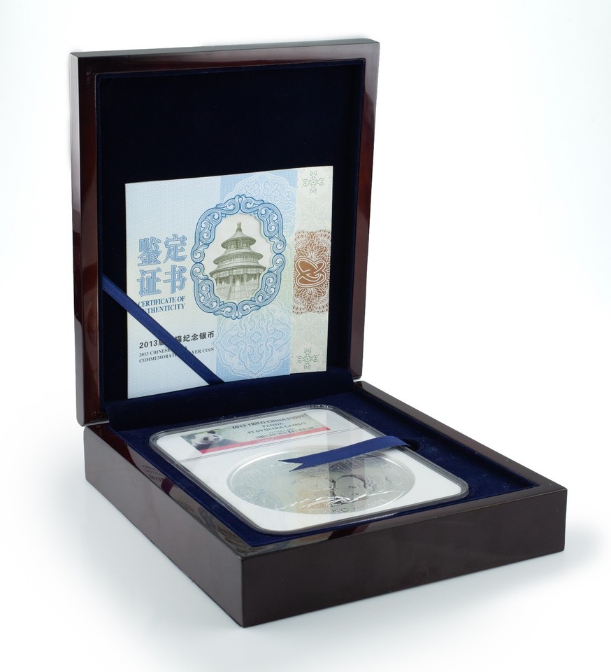 2013 China 1 Kilo Panda Proof S300Y Graded by NGC as PF69 Ultra Cameo ...