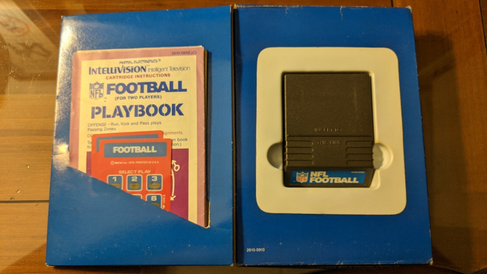 Mattel Intellivision NFL FOOTBALL Video Game #2610 complete untested ...