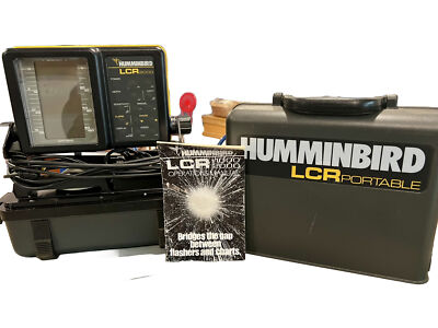 Portable Fishfinder - Humminbird- Includes Case / Manual and LCR | eBay