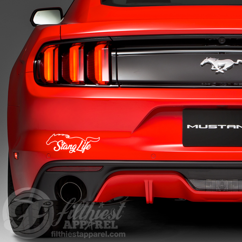 STANG LIFE Mustang GT 5.0 Badge Cobra Shelby Racing 6-Speed Decal ...