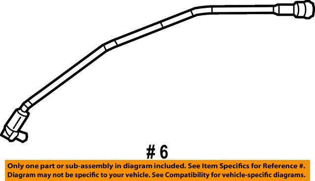 Genuine Mopar Proportional Purge Solenoid Hose 5105798AB for sale ...