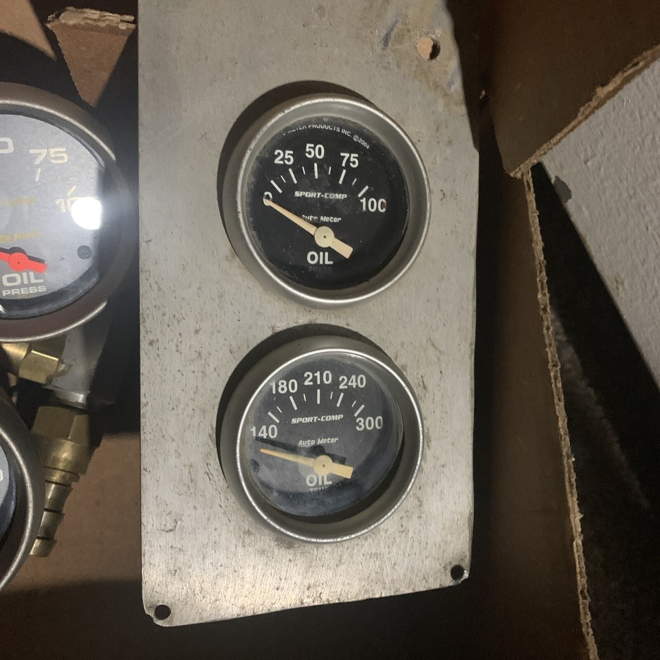 Auto Meter Sport-Comp Tachometer 3780 Pro-comp Oil Water Gauge ...