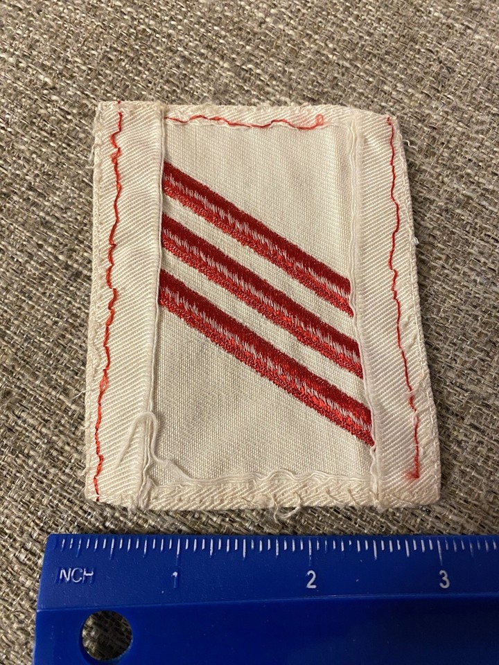 US Navy Non Rated Fireman Stripes Seaman Red White USN Uniform Patch | eBay