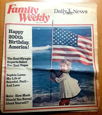 FAMILY WEEKLY SUNDAY MAGAZINE DAILY NEWS BOWLING GREEN, KY JULY 4, 1976 ...