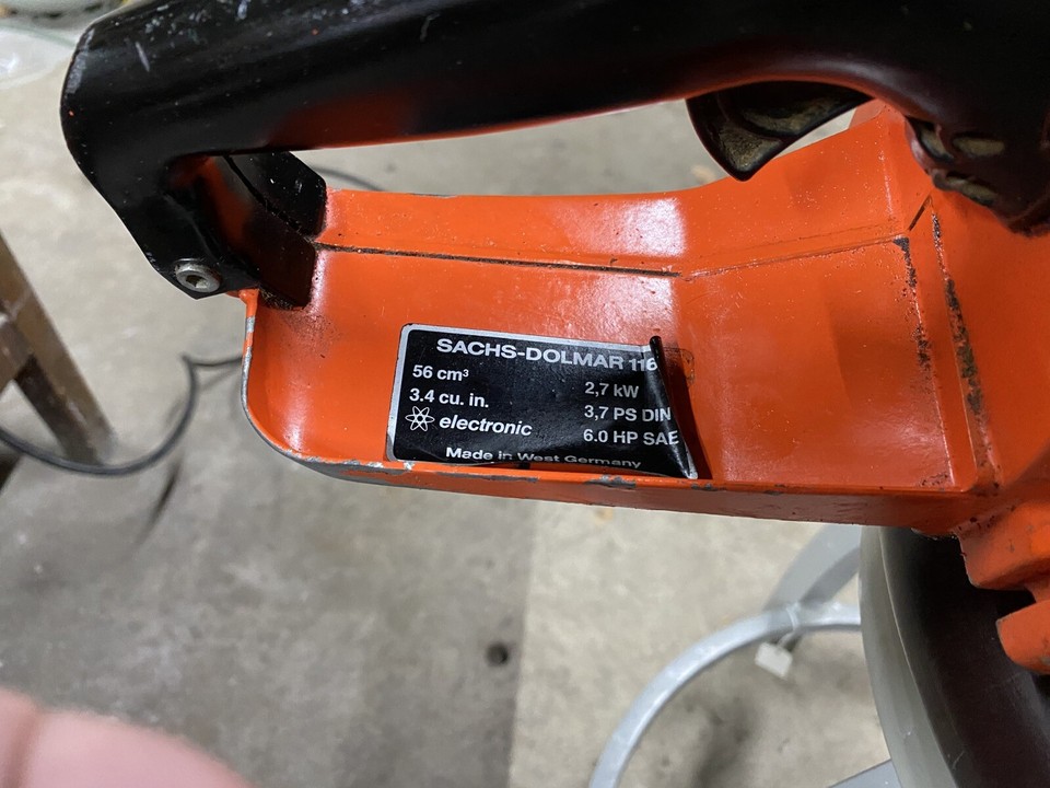 SACHS DOLMAR 116 SACHS DOLMAR 116 Chainsaw 18” Bar | eBay