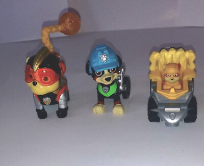 Paw Patrol 3 figures/ Rex, Rubble Dog, Nino/ Nickelodeon | eBay