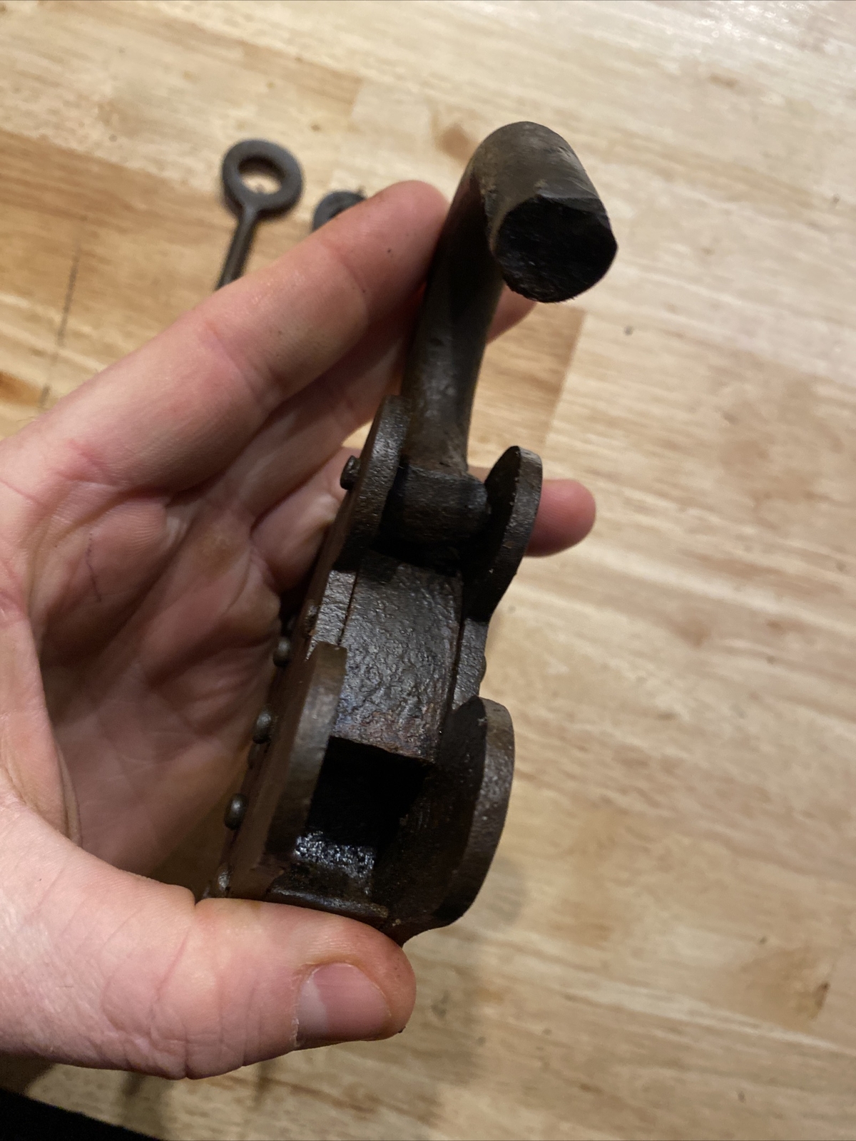 Alcatraz Padlock Key Set Lot 2 Keys Brass Lock Clint Eastwood Prison ...