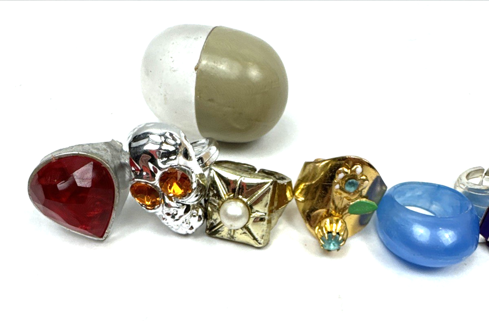 Vintage Lot Cracker Jack Gumball Prize Premiums Toy Rings Lot | eBay