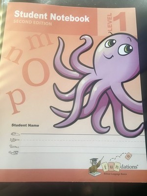 Fundations Student Notebook, Level 1, Second Edition | eBay