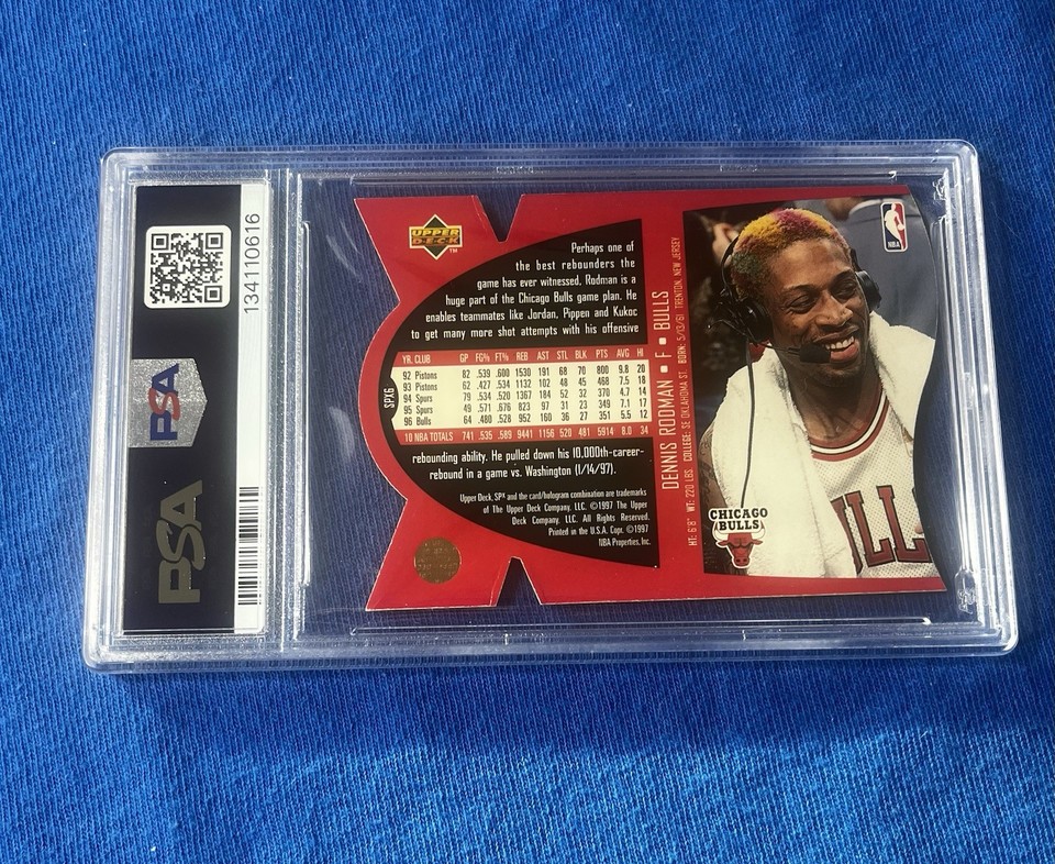 Dennis Rodman 1997 Upper Deck SPx #6 Die Cut Psa 8 | eBay