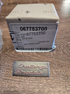 Ferrari 360 CHALLENGE STRADALE EMBLEM - P/N 67753700 | eBay