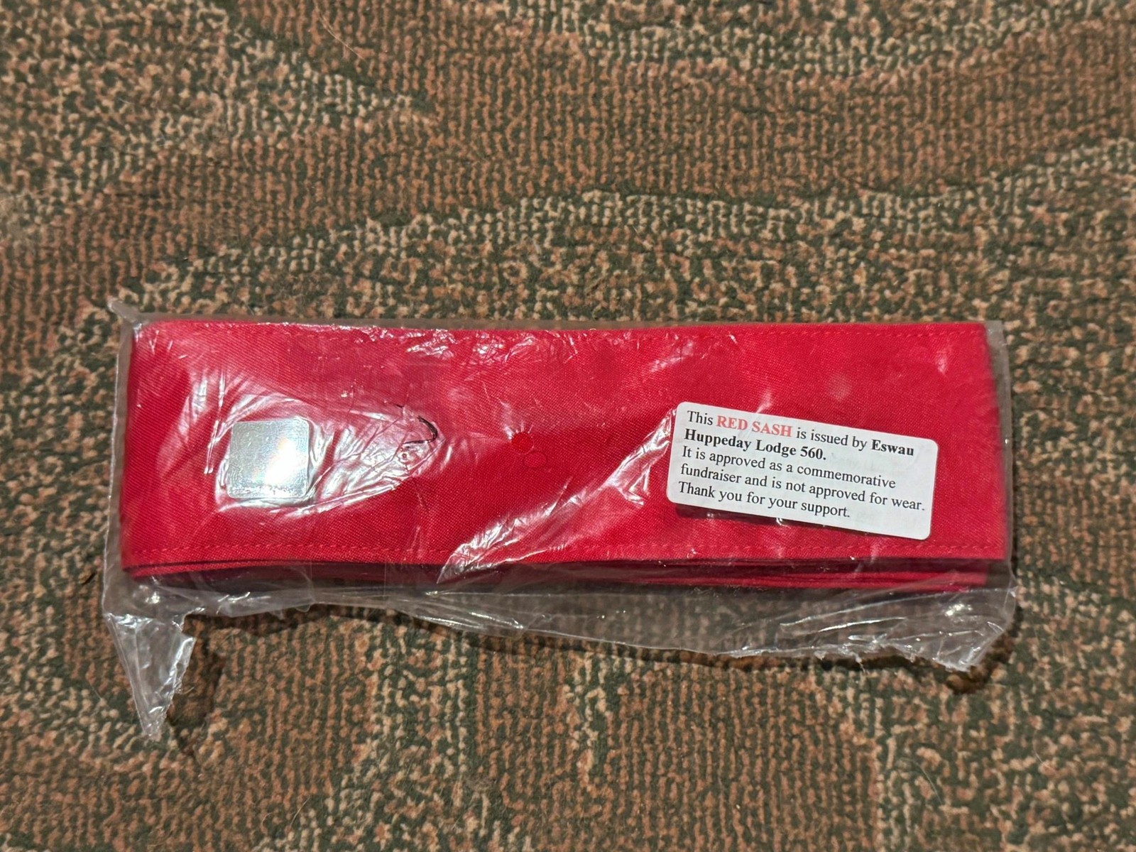 OA, Eswau Huppeday (560) 2015 100th Anniversary of OA Red Vigil Sash | eBay