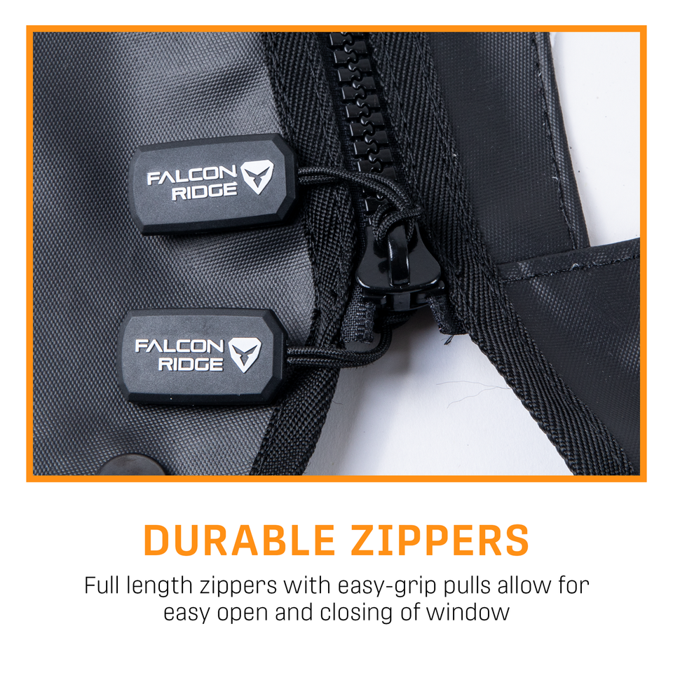 Falcon Ridge UTV Soft Upper Doors for 2021-2025 Yamaha Wolverine RMAX4 ...