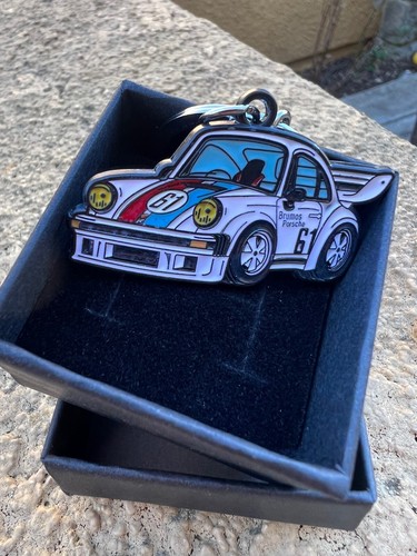Porsche 934 Race Car Metal Keychain Key Chain 911 912 964 993 930 996 ...