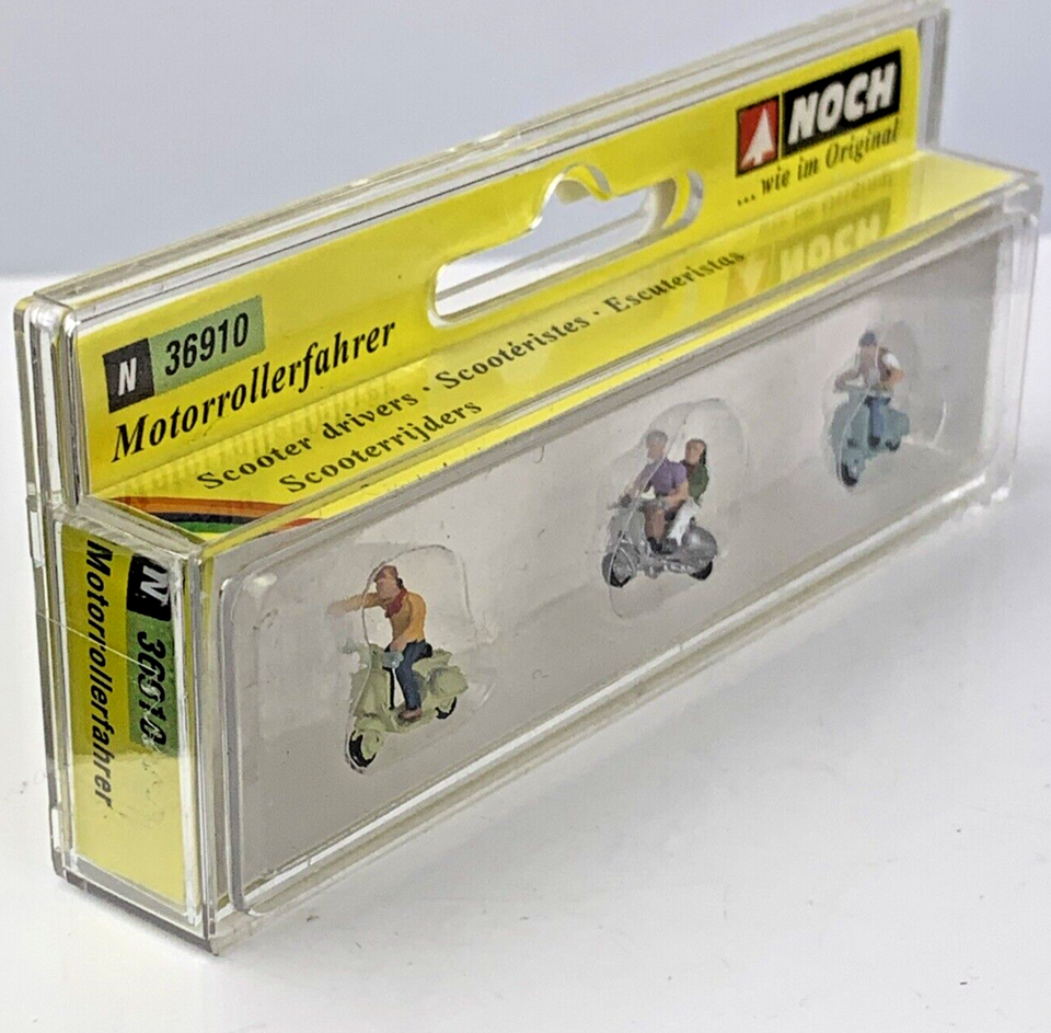 Noch 36910 N Scale Scooters w/Riders NIP | eBay
