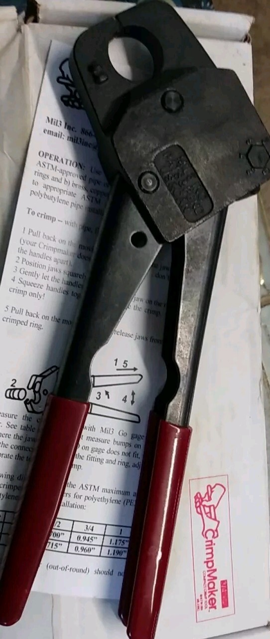 Zurn Crimpmaker 3/4 Crimper | eBay