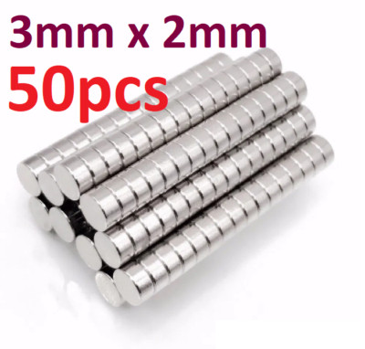 50pcs N42 3mm x 2mm Strong Disc Neodymium Magnets | WARHAMMER | Fridge ...