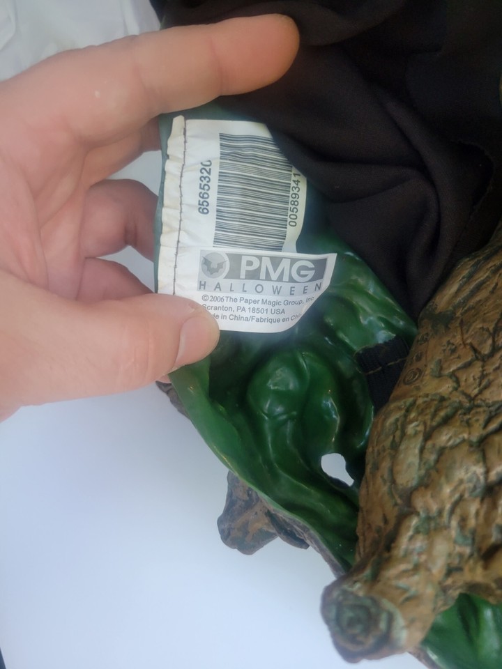 Vintage Paper Magic Group Scary Tree Goblin Troll Mask 1998 Long Nose ...