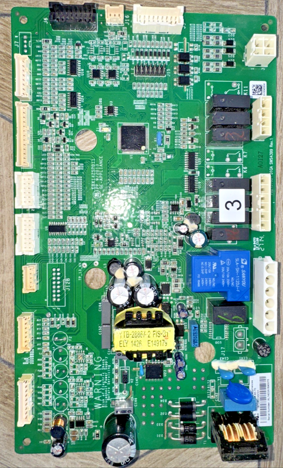 WR55X46805 197D8513G101 GE REFRIGERATOR MAIN CONTROL BOARD | eBay