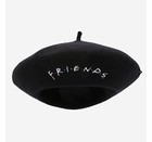 NWT Friends tv show logo black beret hat for women | eBay