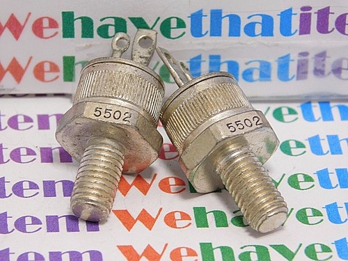 5502 / SCR / COMPARABLE TO ECG5502, NTE5502 / STUD MOUNT / 2 PIECES ...