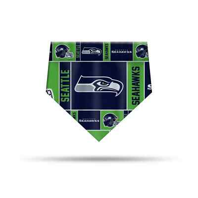 SEATTLE SEAHAWKS DOG CAT BANDANA PREMIUM OVER COLLAR SMALL MEDIUM LARGE ...