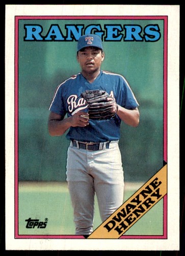 1988 TOPPS DWAYNE HENRY TEXAS RANGERS #178 | eBay