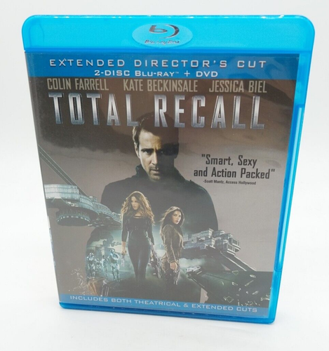 Total Recall Blu-ray DVD 2012 Extended Directors Cut Action Sci Fi ...