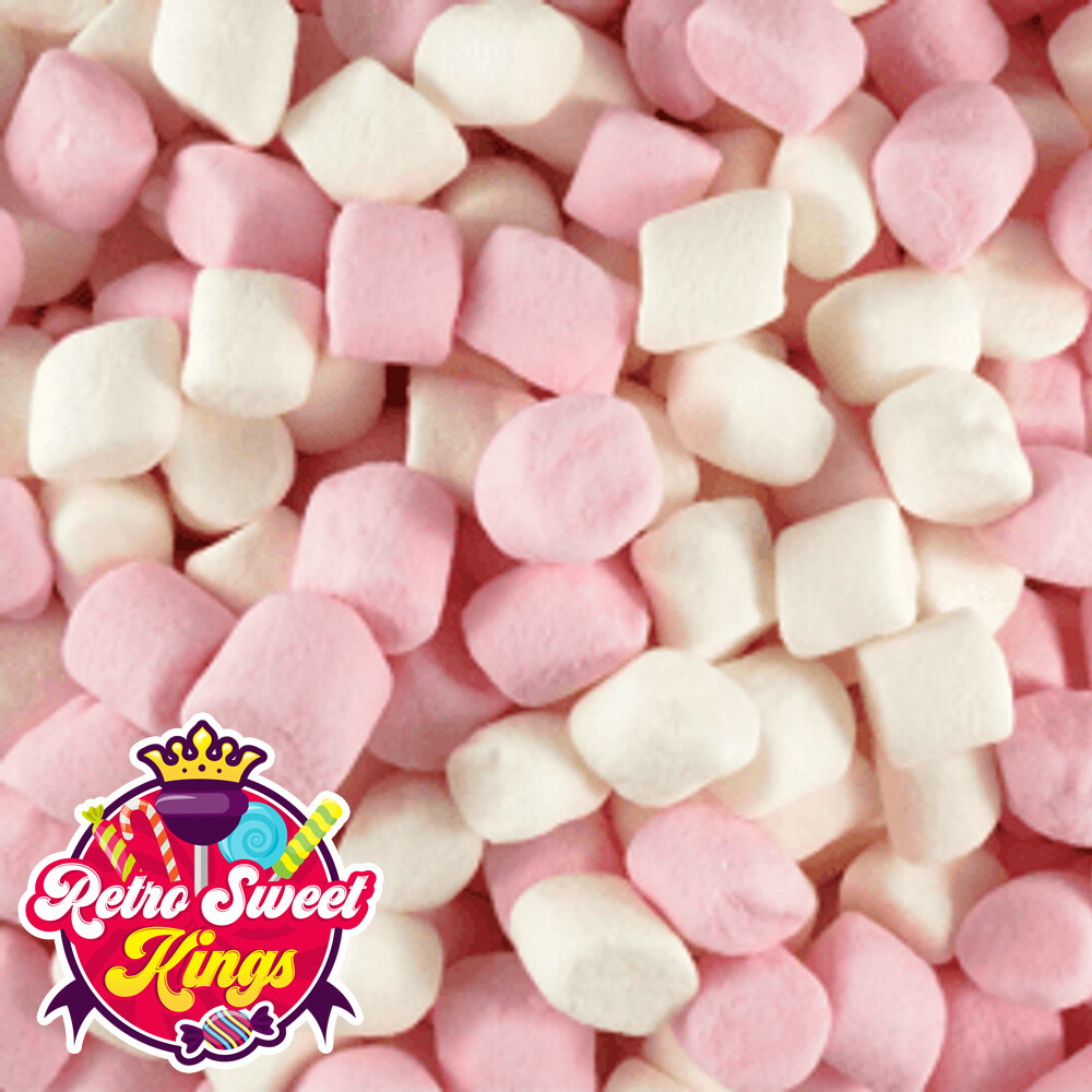 Haribo Chamallows Pink & White Mini Mallows Marshmallow Pick N Mix ...