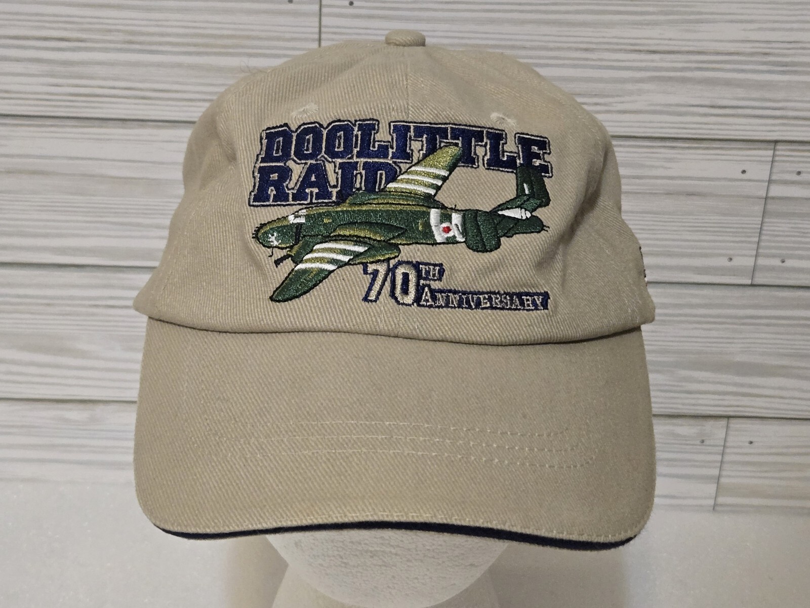 Doolittle Raid 70th Anniversary WWll Veterans Committee Hat Cap Tan ...