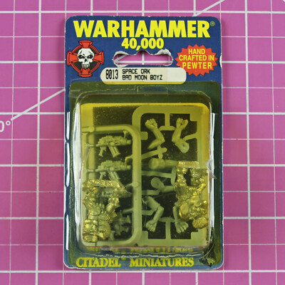 CLASSIC Warhammer 40K Space Ork Bad Moon Boyz, Metal - Rare & OOP ...